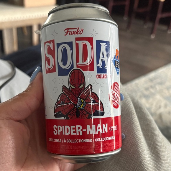 Funko | Other | Funko Spiderman Soda Can In Red And Blue | Poshmark